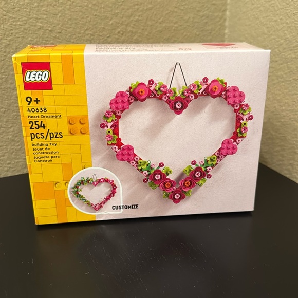Lego | Toys | Lego Floral Heart Ornament 4638nwt Nib 254 Pcs | Poshmark